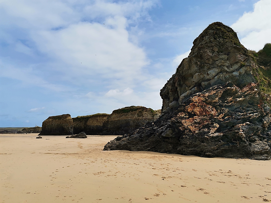 Gwithian Towans Beach in der St. Ives Bay